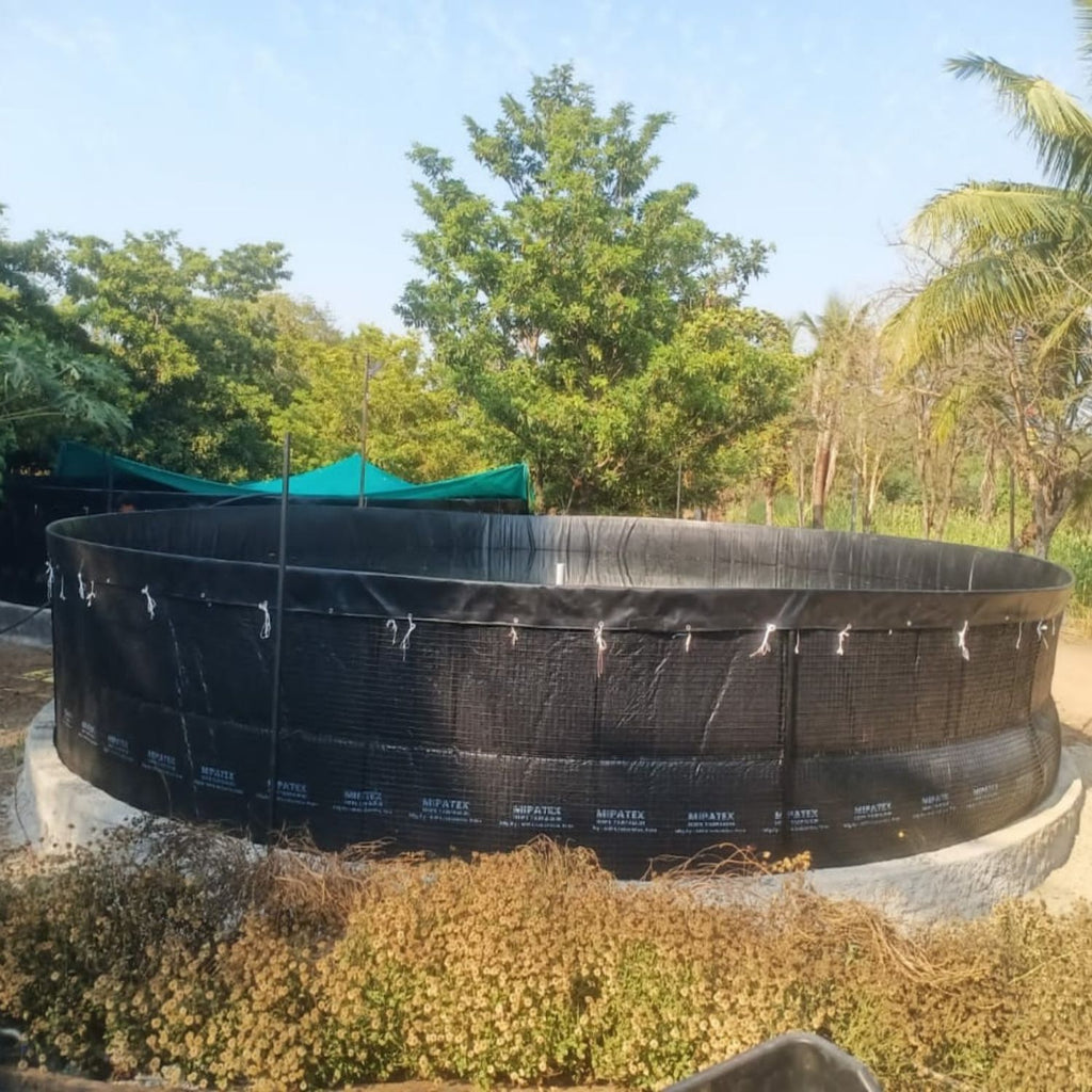 Hdpe biofloc tank, geomembrane tank for aquaculture fish farming, biof